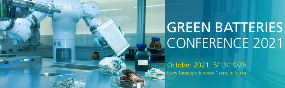Green Batteries Conference (October 2021) | SPARTACUS